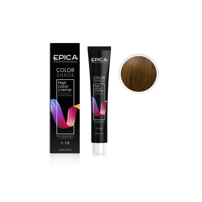 Крем-фарба EPICA HAIR COLOR CREAM 8.4 Світло-русий мідний, 100 мл | Ellio